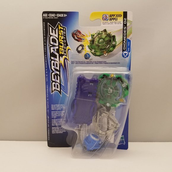 Hasbro | Toys | Beyblade Burst Diomedes D2 Attack Top W Launcher | Poshmark